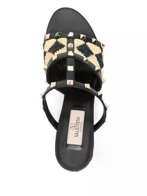 Valentino Garavani Rockstud Sandals - Black
