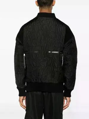 VIVIENNE WESTWOOD Logo-stitch Quilted Bomber Jacket