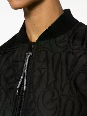 VIVIENNE WESTWOOD Logo-stitch Quilted Bomber Jacket