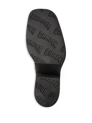 Camper Billie Leather Ankle Boots - Black