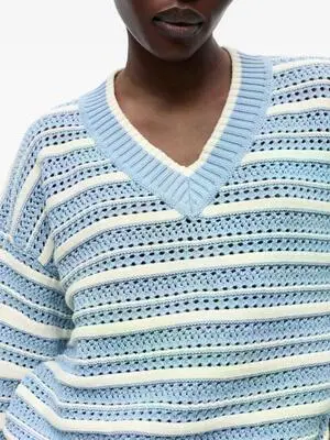 GANNI Striped Sweater