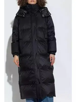YVES SALOMON Reversible Parka Coat With Detachable Hood