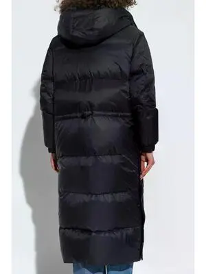YVES SALOMON Reversible Parka Coat With Detachable Hood