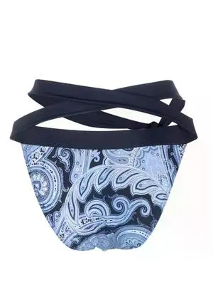 Marlies Dekkers Cache Coeur Paisley-print Adjustable Bikini Bottoms