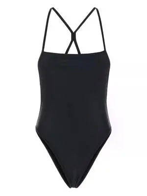 MARINE SERRE Crescent Moon Swimsuit - Black
