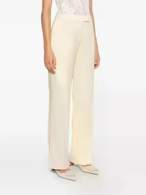 Zimmermann Illustration Wool Blend Trousers - Yellow