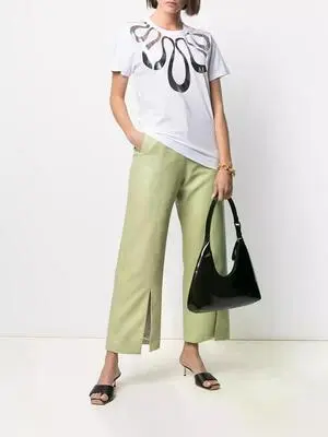 10 CORSO COMO Metallic Graphic-print T-shirt
