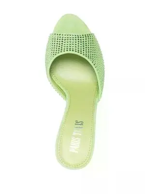 Paris Texas Crystal-embellished Stiletto Sandals