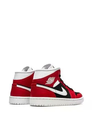 JORDAN 1 Mid Gym /black Sneakers - Red