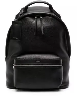 Sandro Logo-stamp Top-handle Backpack - Black