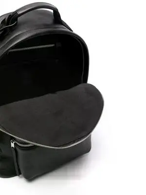 Sandro Logo-stamp Top-handle Backpack - Black