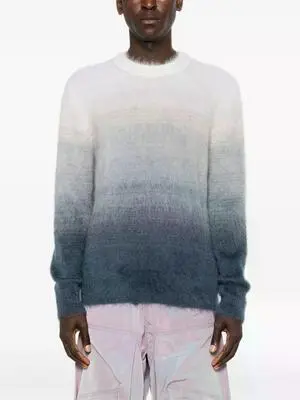 Off-White Arrows Ombré Brushed Jumper - Grey