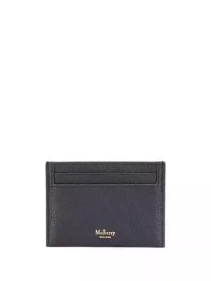 Mulberry Embossed Logo Cardholder - Black