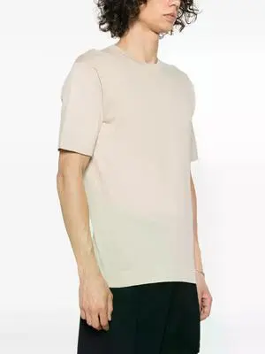 John Smedley Fine-knit Cotton T-shirt - Neutrals