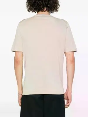 John Smedley Fine-knit Cotton T-shirt - Neutrals