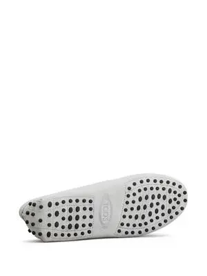 TOD'S Leather Loafers - Grey