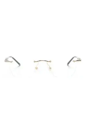 Montblanc Square-frame Eyeglasses - Black