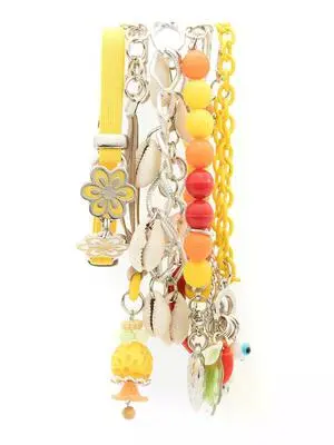 AMIR SLAMA Multi-chain Stack Bracelet - Multicolour