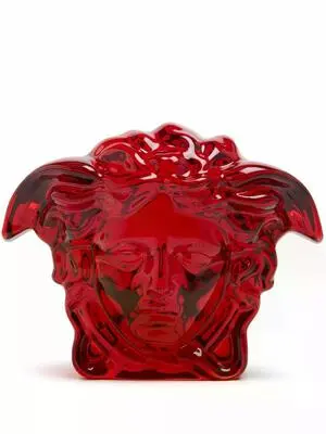 Versace Medusa Lumiere Crystal Paperweight - Red
