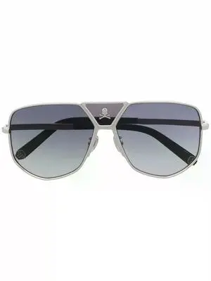 Philipp Plein Power Skull Sunglasses - Silver