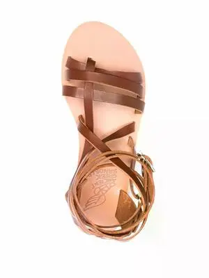 ANCIENT GREEK SANDALS Satira Gladiator Leather Sandals