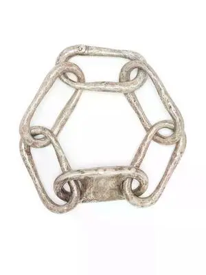 PARTS OF FOUR Roman Large Link Bracelet - Silver
