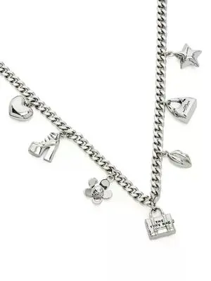 Marc Jacobs Mini-icon Charm Necklace - Silver