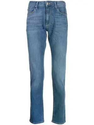 Emporio Armani Slim-cut Denim Jeans - Blue