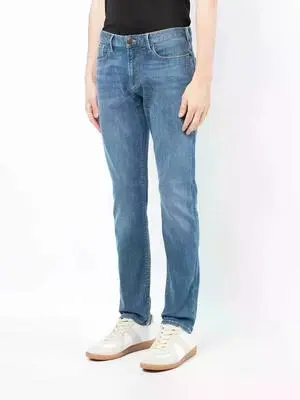 Emporio Armani Slim-cut Denim Jeans - Blue