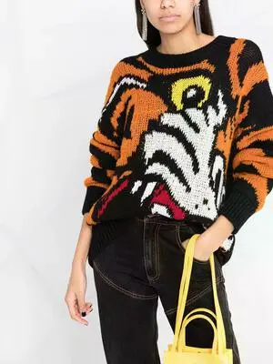 Dsquared2 Tiger-intarsia Jumper