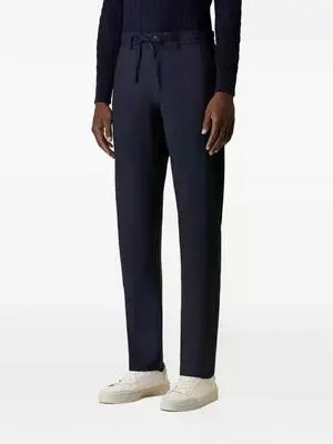 Canali Drawstring Chinos - Blue
