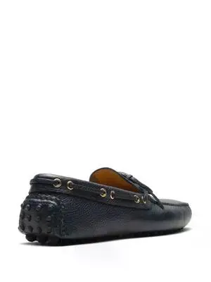 Car Shoe Grained-leather Driving Shoes