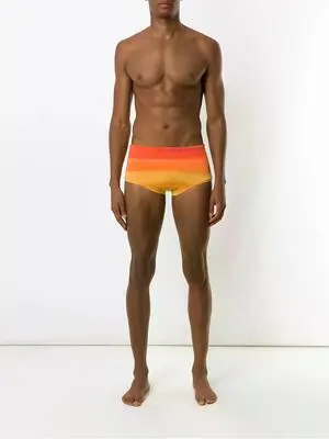 AMIR SLAMA Tie-dye Gradient Swimming Trunks