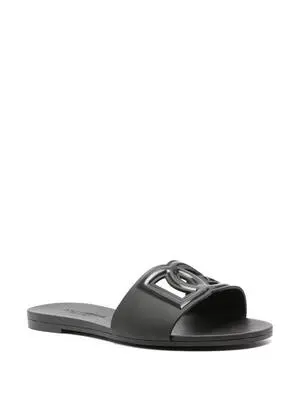 Dolce & Gabbana Logo Embossed Slides