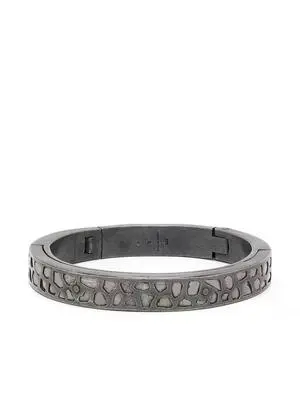 PARTS OF FOUR Sistema Diamond Cuff Bracelet - Silver