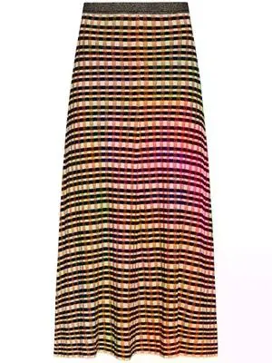 Ulla Johnson Amal Checked Jacquard Skirt