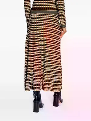 Ulla Johnson Amal Checked Jacquard Skirt