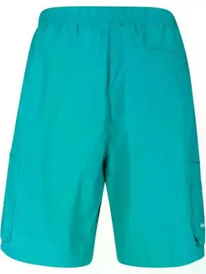 Supreme Logo-patch Cargo Water Shorts - Blue