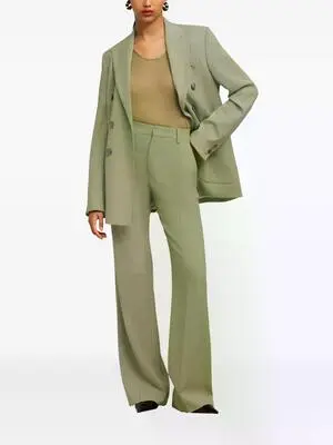 AMI Paris High-waisted Flared Trousers