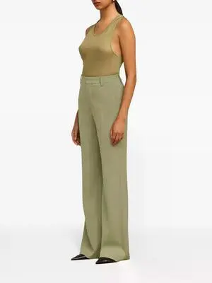 AMI Paris High-waisted Flared Trousers