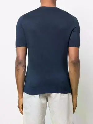 Malo Short-sleeve Fitted Knit Top