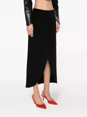 COURREGES Ellipse Tailored Maxi Skirt