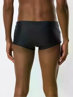 AMIR SLAMA Contrasting-panel Swim Shorts
