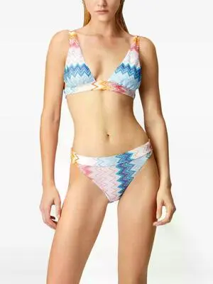 Missoni Zigzag-knit Bikini Set - White
