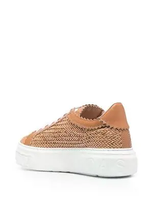 Casadei Off-road Woven Sneakers - Neutrals