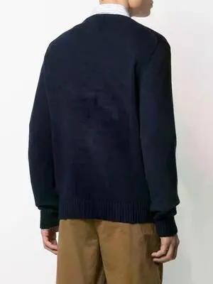 Polo Ralph Lauren Embroidered Logo Knitted Jumper - Blue