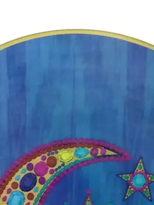 LES-OTTOMANS Small Moon-print Tray