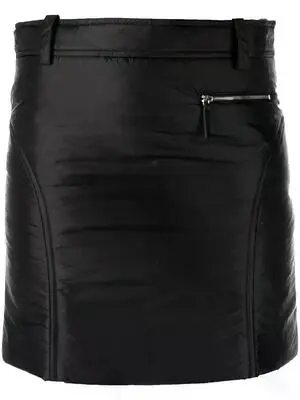 Khaite Padded Mini Skirt - Black