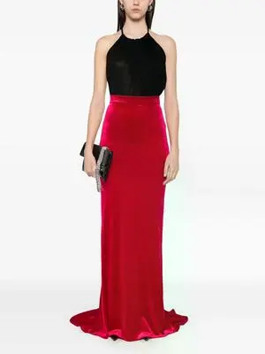 V:PM ATELIER Gaia Maxi Skirt - Red