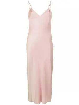 GILDA & PEARL Sophia Midi Slip Dress - Pink
